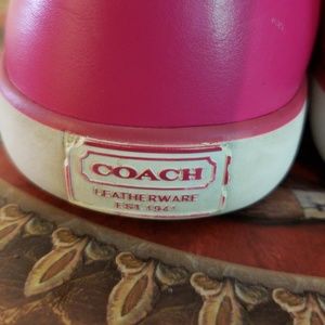Coach | Shoes | Coach Pink Signature Sneakers | Poshmark